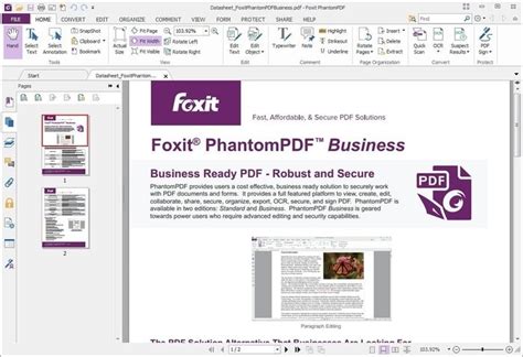 foxit phantompdf business 8 review a flexible and affordable pdf editor pcworld