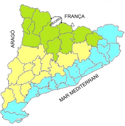 Grupo Barricada Industrializar Mapa Comarques De Catalunya Plato