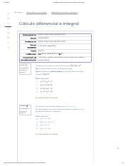 Calculo Diferencial E Integral Modalidad De Examenes Semana 4 Pdf 5