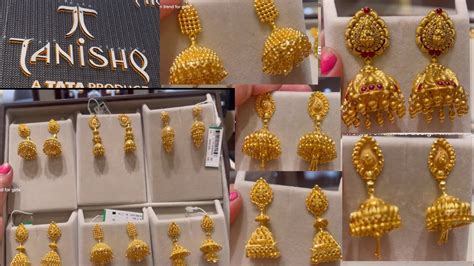 Tanishq Gold Earring Jhumka Design With Weight And Price Light