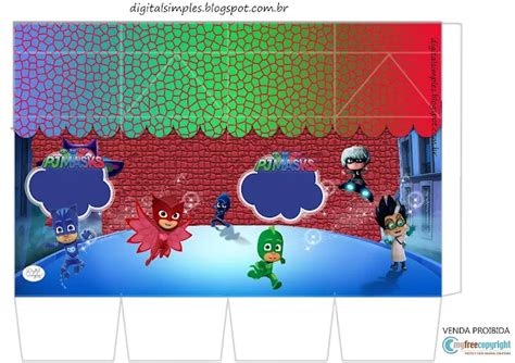 Kit de Super héroes en Pijamas para Imprimir Gratis Ideas y material