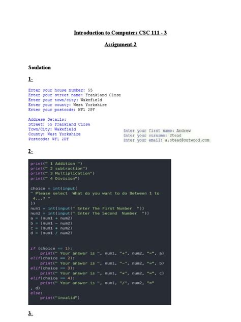 introduction to computers csc 111 pdf