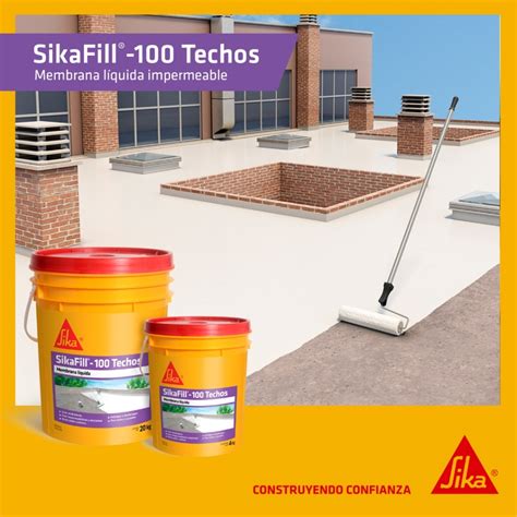 MEMBRANA LIQUIDA SIKAFILL 100 TECHOS BLANCO 4kg