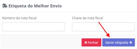 Como Gerar A Etiqueta Do Melhor Envio Suporte Imprima Store