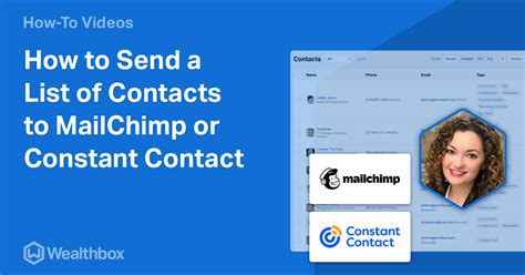 How To Send A List Of Contacts To MailChimp Or Constant Contact