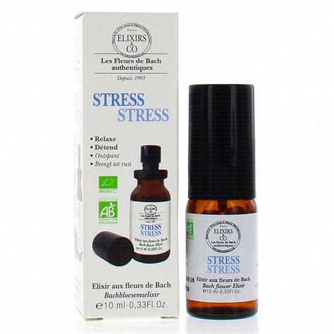 ELIXIRS CO Les Fleurs De Bach Authentiques Stress Flacon 10ml