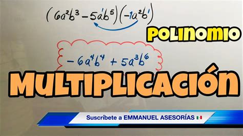 Monomio Por Un Polinomio Multiplicaci N De Expresiones Algebraicas
