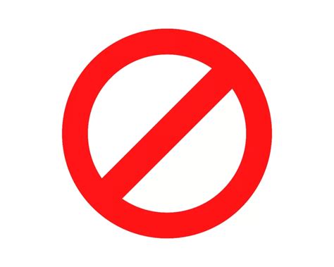 Símbolo de prohibido significado y sus 4 usos más comunes Provialmex