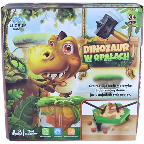 LUCRUM GAMES Dinozaur w opałach Gra planszowa niskie ceny i opinie w