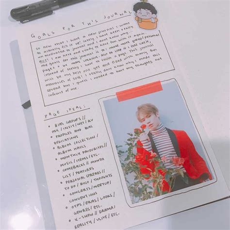 Kpop Bullet Journal Ideas For Dedicated Fans My Inner Creative