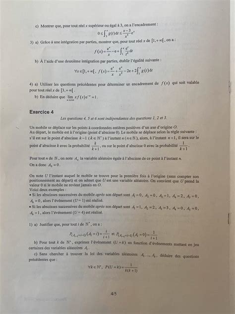 Math Matiques Escp Ect Sujet Mister Pr Pa