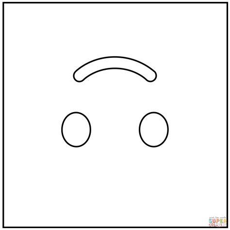 Ausmalbild Umgedrehtes Gesicht Emoji Ausmalbilder Kostenlos Zum