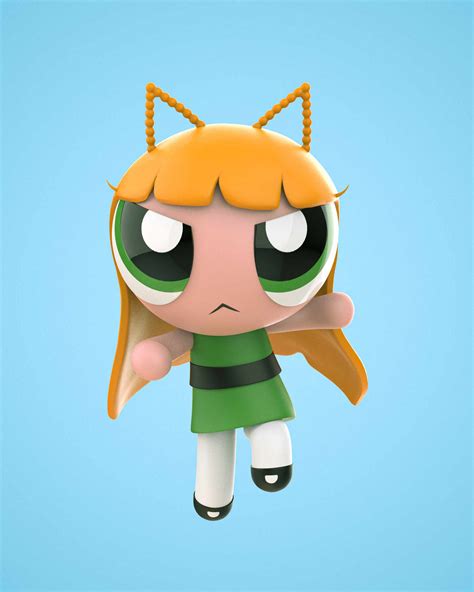 Newjeans X Powerpuff Girls Haerin Zbrushcentral
