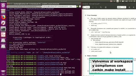 How To Make A Publisher Subscriber Node With C And Catkin Youtube