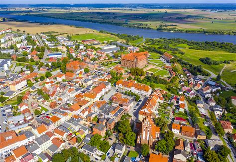 Gniew Z Lotu Ptaka Zamek W Gniewie POLAND ON AIR
