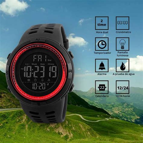 Reloj Skmei Para Hombre Digital Deportivo Retroiluminado Modelo
