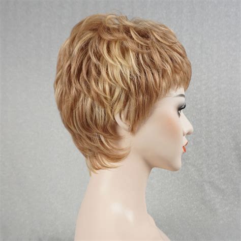 Ash Blonde Pixie Cut Human Hair Wigs For White Women Short Etsy