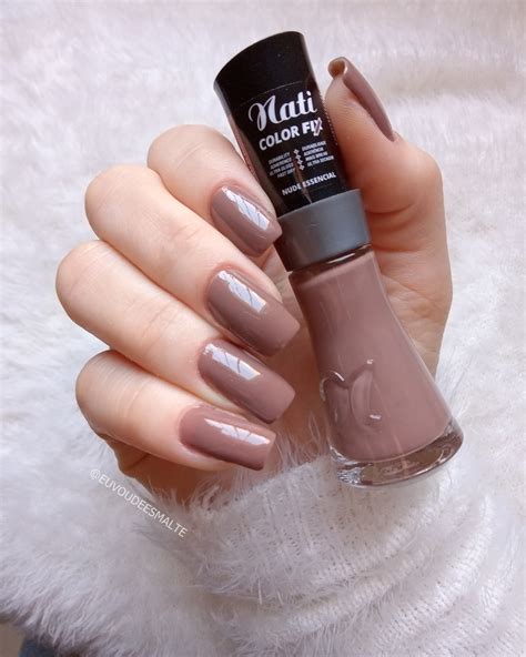 Eu Vou De Esmalte Esmalte Nude Essencial Linha Color Fix Nati Cosmetica