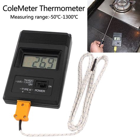 TM 902C 50C To 1300C Temperature Meter Digital LCD Display K Type