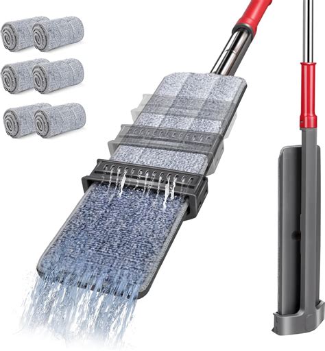 Midyb Wischmopp Mit Auswringfunktion Flacher Bodenwischer Mit 147m
