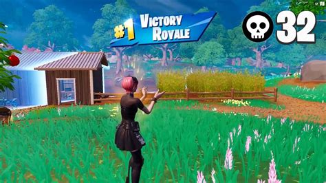 32 Elimination Solo Vs Squad Win Full Gameplay Fortnite Chapter 4