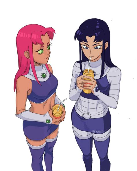 Starfire And Blackfire Dc Comics And More Drawn By Genniax Danbooru