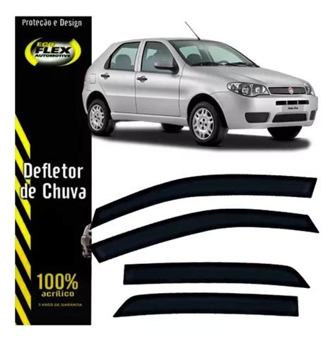 Calha Fiat Palio 1996 A 2011 Ecoflex 4 Portas Defletor Chuva MercadoLivre