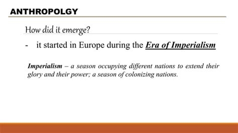 Emergence Of The Social Science Disciplines W4 Pptx
