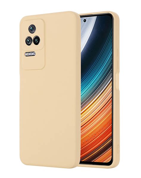 Capa Xiaomi Poco F4 Silky Creme Capas de Telemóveis Milhares de