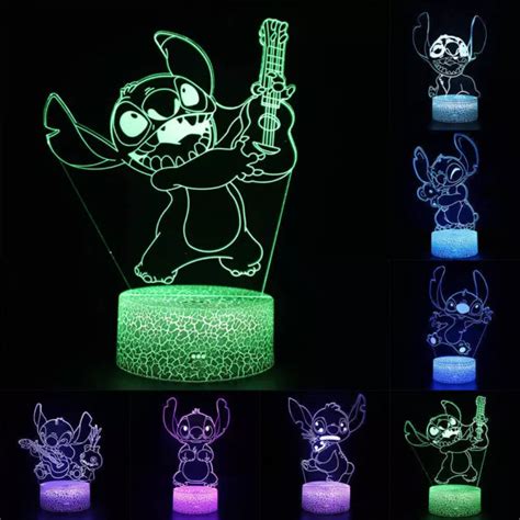 Lilo Stitch Kid D Led Night Light Lamp Usb Battery Operated Colour