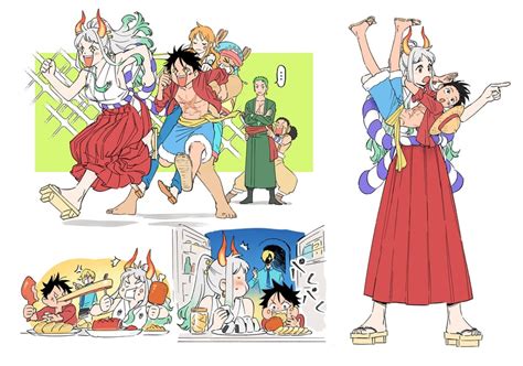 Nami Monkey D Luffy Roronoa Zoro Sanji Yamato And 2 More One
