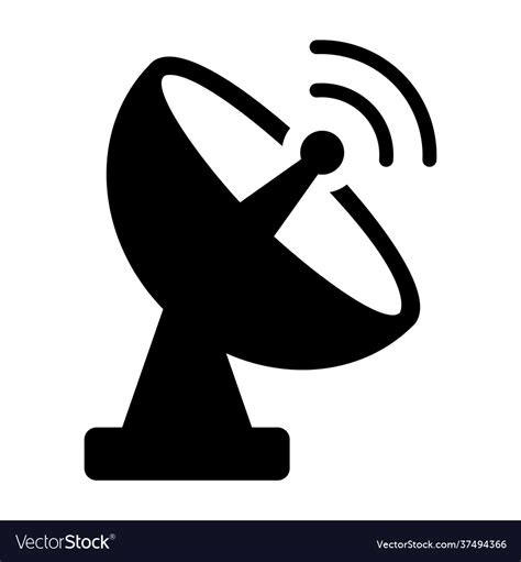Parabolic Dish Royalty Free Vector Image VectorStock