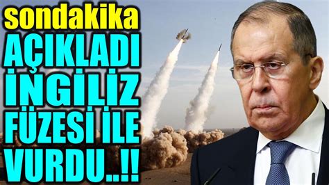 sondakika İNGİLİZLER FÜZE Yİ ATEŞLEDİ VU RDU RUSYA DA ORTALIK