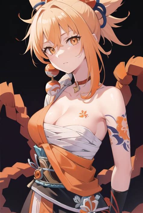 AI Art LoRA Model Yoimiya Genshin Impact PixAI