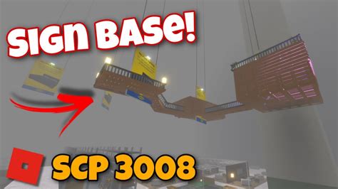 BEST Roblox Ikea SCP 3008 Sign Base Guide YouTube