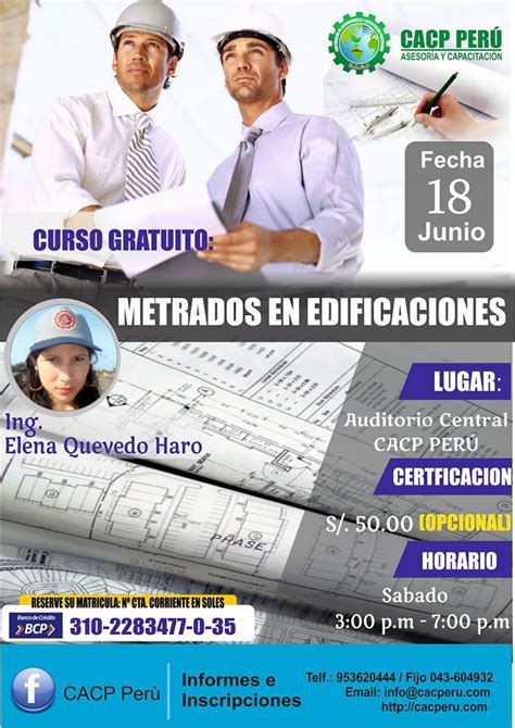 CACP Perú Curso Metrados En Edificaciones