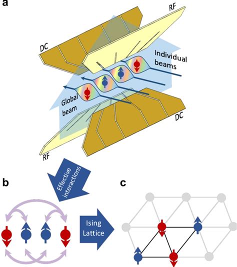 figure 1 from realization of programmable ising models in a trapped ion quantum simulator