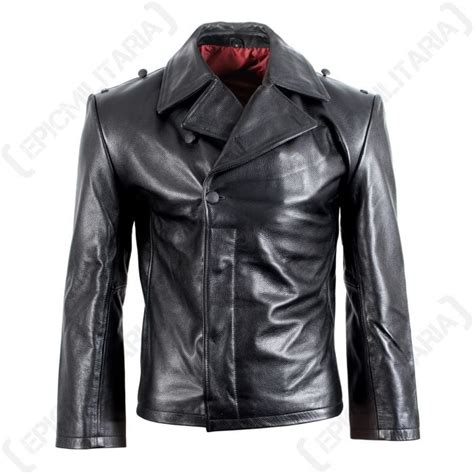 German Black Leather Panzeru Boat Wrap Epic Militaria