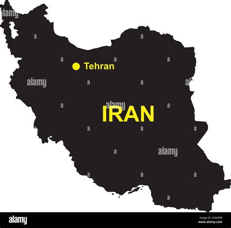 Iran Map Stock Vector Images Alamy