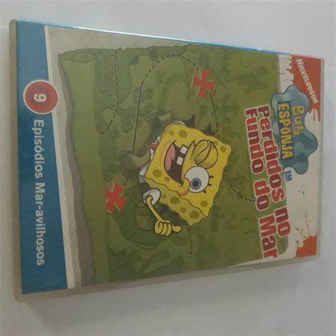 Dvd Desenho Bob Esponja Perdidos No Fundo Do Mar Mercado Livre