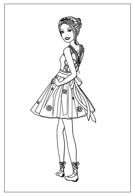 Desenhos Da Barbie Para Colorir E Pintar Tudo Para Colorir