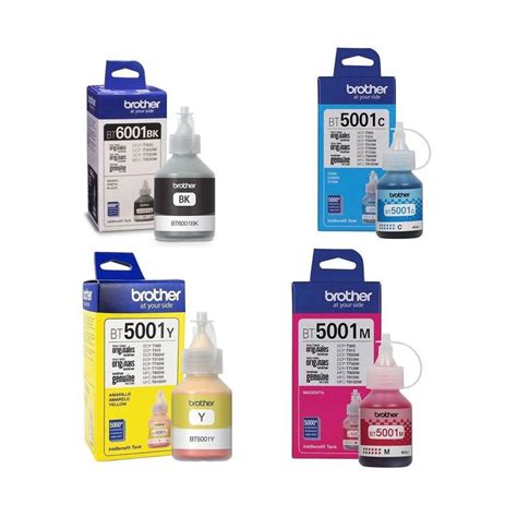 Kit 4 Refil Brother Btd60BK Bt5001 C M Y Original Shopee Brasil