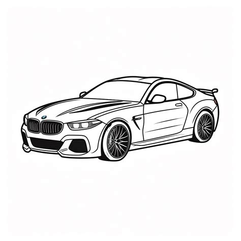 Bmw Sportwagen Ausmalvorlage F R Kinder Malifant De
