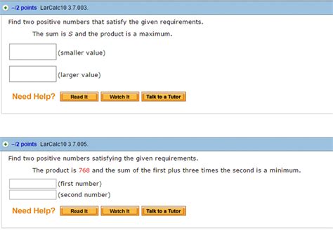 get answer find two positive numbers that satisfy the given requirements the transtutors