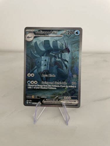 Pokémon TCG Golisopod ex Paradox Rift 246 182 Holo Special Illustration