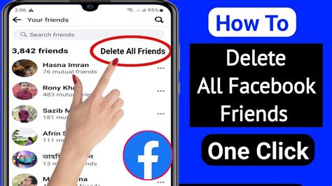 New How To Delete All Facebook Friends In One Click 2024 Deleted