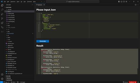 rustjson vscode readme cn md at main · 1595901624 rustjson vscode · github