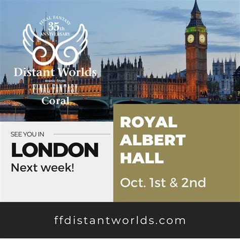 Distant Worlds Music From FINAL FANTASY On Twitter LONDON NEXT WEEK