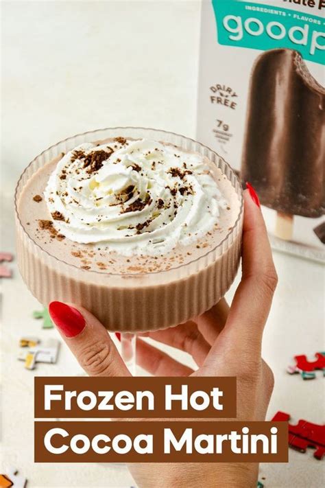 Goodpop Frozen Hot Cocoa Martini Dairy Free Goodpop Recipe