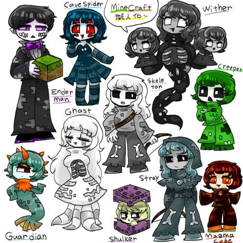 Minecraft Gijinka 2019 10 5 By Murasakigezigezi On Deviantart
